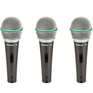 Samson Q6 Dynamic Microphone (3-pack)