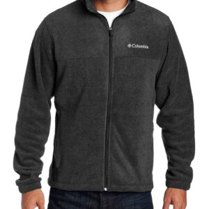 Columbia Men's Granite Mountain Fleece Jacket (Large, Charcoal Heather)