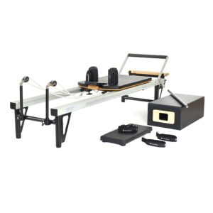 merrithew elevated at home spx reformer package (black)