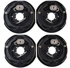 trailer brake assembly electric trailer brakes 12" x 2" - 2 right & 2 left 5200 6000 7000 lb axles