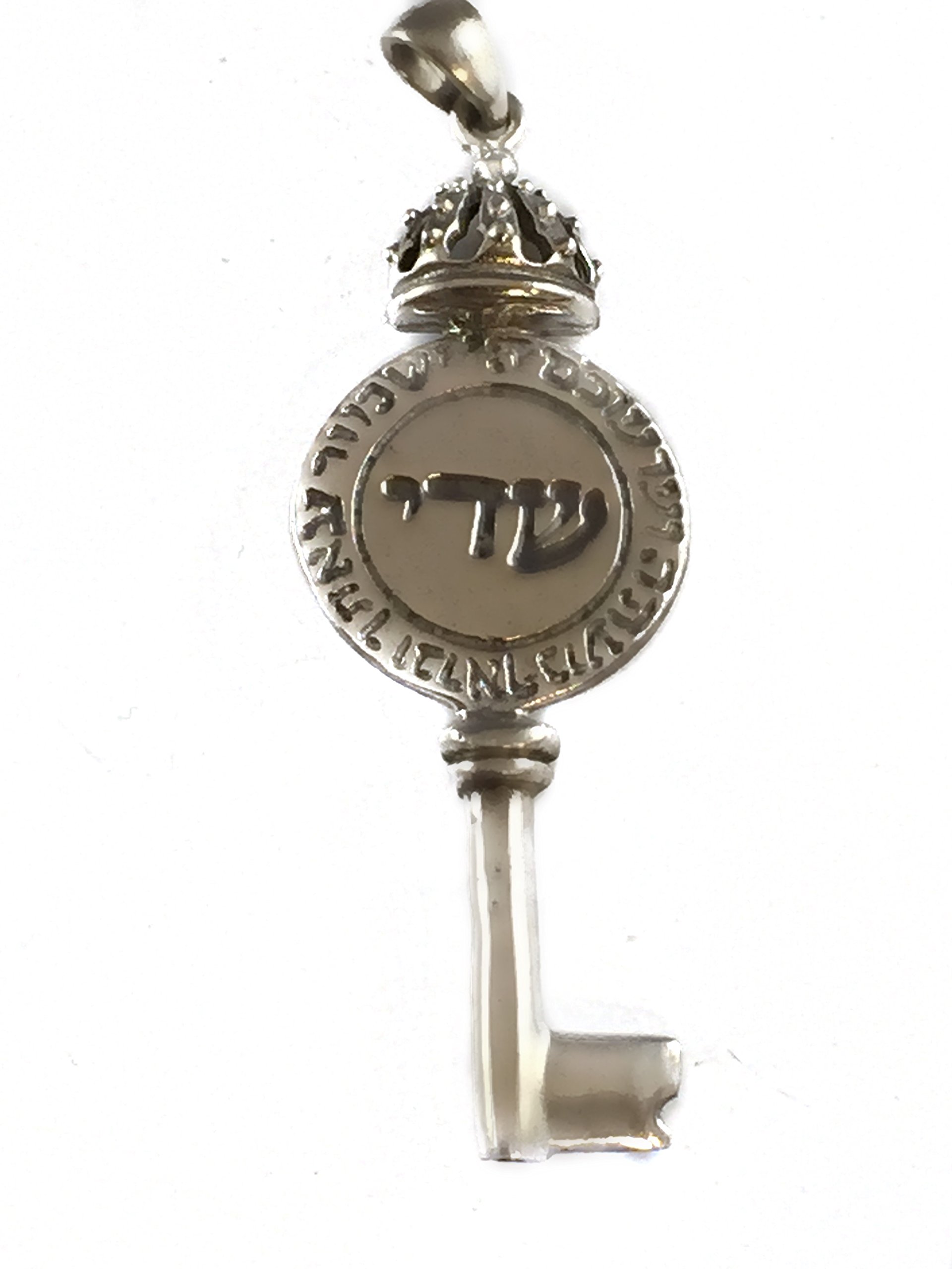 Key Livelihood King Solomons Seal Kabbalah Pendant Sterling Silver 925