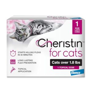 cheristin cat cheristin cat flea treatment & prevention for cats | 1 topical dose provides up to 6 weeks of coverage | 1 ct.