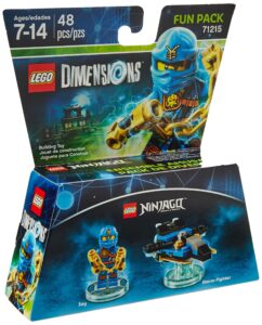 lego dimensions, exclusive ninjago jay fun pack (71215)