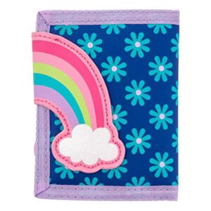 Stephen Joseph Kids' Unisex Toddler Wallet,Polyester, Spacious, Rainbow