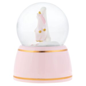 Stephen Joseph, Unicorn Snow Globe, Blows Shimmer and Lights Up, Nursery, Birthday, Kids Snow Globe