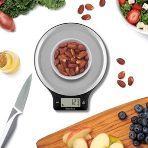 Starfrit 093765-006-0000 Electronic Kitchen Scale, Silver