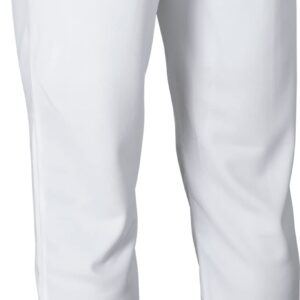 Rawlings Boys Solid Youth Semi-Relaxed Pants, X-Large, White, White, X-Large US