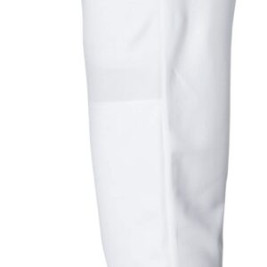 Rawlings Boys Solid Youth Semi-Relaxed Pants, X-Large, White, White, X-Large US