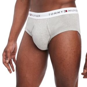 Tommy Hilfiger Men's 4-Pack Cotton Brief, Multi, Large