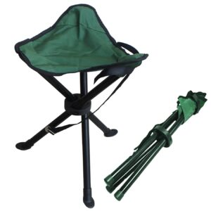 Folding Stool by Alex Carseon, Small, Lightweight, Portable seat. Foldable Tripod Camp Chair for Camping, Fishing, Travel, Parks, Photography, Outdoor Concerts, Soccer Games, Sports Events, Gardening