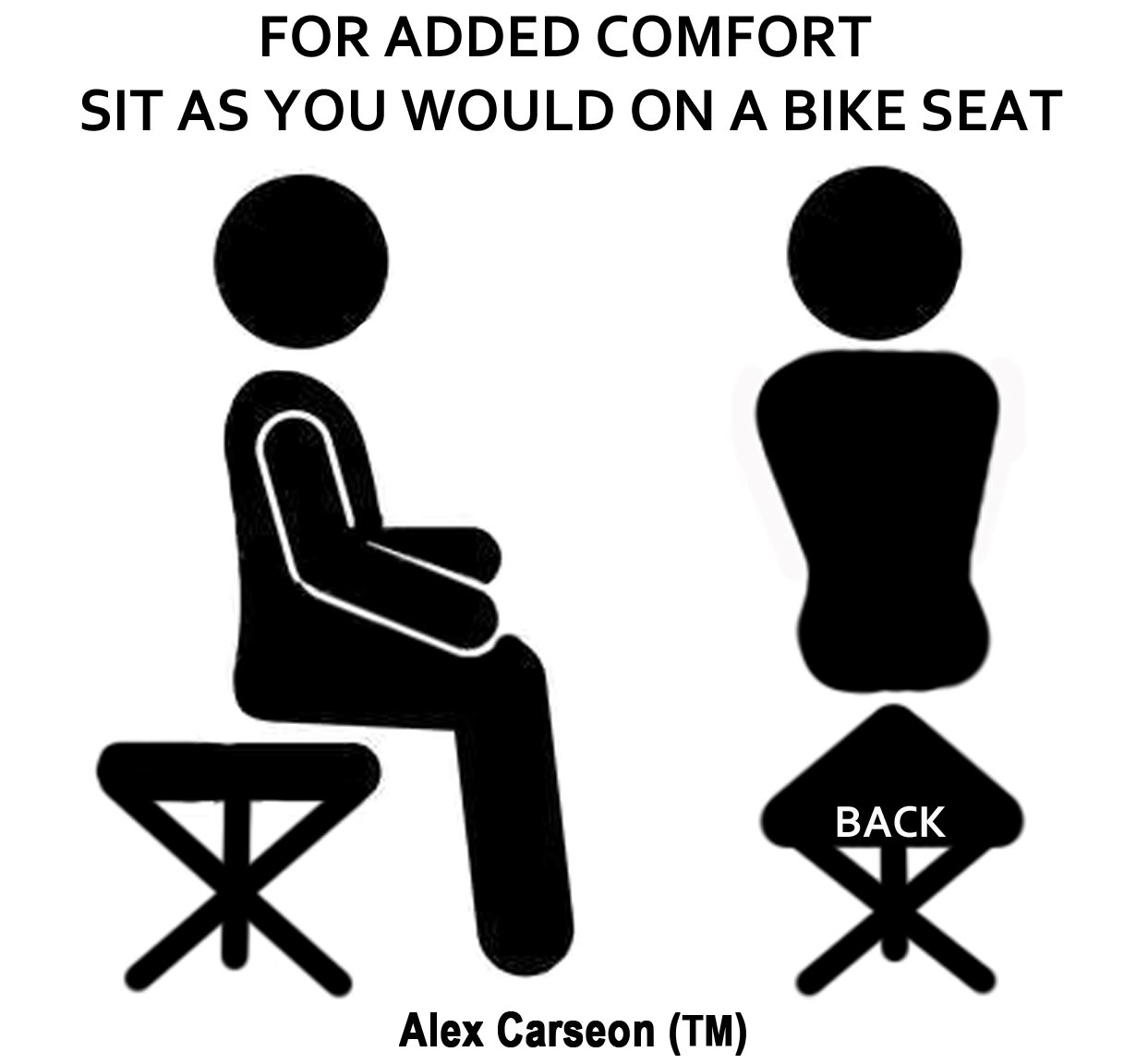 Folding Stool by Alex Carseon, Small, Lightweight, Portable seat. Foldable Tripod Camp Chair for Camping, Fishing, Travel, Parks, Photography, Outdoor Concerts, Soccer Games, Sports Events, Gardening