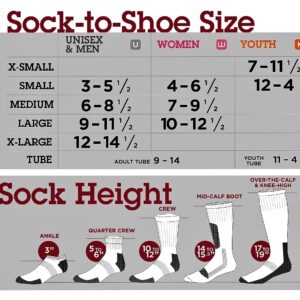 Fox River Value Medium-Weight Work Crew Socks (3 Pair Pack), Black, Large