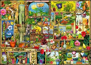 ravensburger the gardener's cupboard - 1000 piece jigsaw puzzle for adults | unique piece design | anti-glare surface | perfect fit technology | fsc certified materials