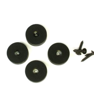 4 quality rubber feet for guitar amps speaker cabinets etc, large dim 35mm