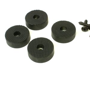 4 Quality Rubber Feet for Guitar Amps Speaker Cabinets etc, Large dim 35mm