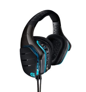 logitech g633 artemis spectrum – rgb 7.1 dolby and dts headphone surround sound gaming headset – pc, ps4, xbox one, switch, and mobile compatible – exceptional audio performance – black