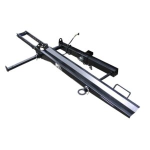 dk2 hitch-mounted steel motorcycle platform carrier