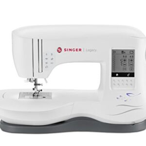 SINGER | Legacy SE300 Embroidery Machine with 200 Built-In Embroideries, LCD Touch Screen, & 250 Built-In Stitches - Sewing Made Easy