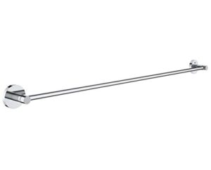 grohe 40386001 essentials metal 38.19-in. towel-rail, 31', starlight chrome, 32"