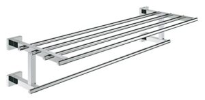 grohe essentials cube 23 5/8 in. multi-towel rack