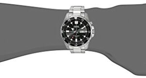 Casio Men's MTD-1079D-1AVCF Super Illuminator Diver Analog Display Quartz Silver Watch