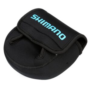 shimano neoprene reel cover; medium; black