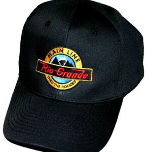 Denver and Rio Grande Main Line Embroidered Hat [hat12] Black