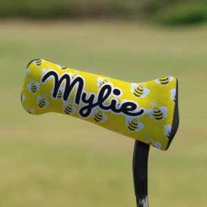 Personalized Buzzing Bee Blade Putter Cover