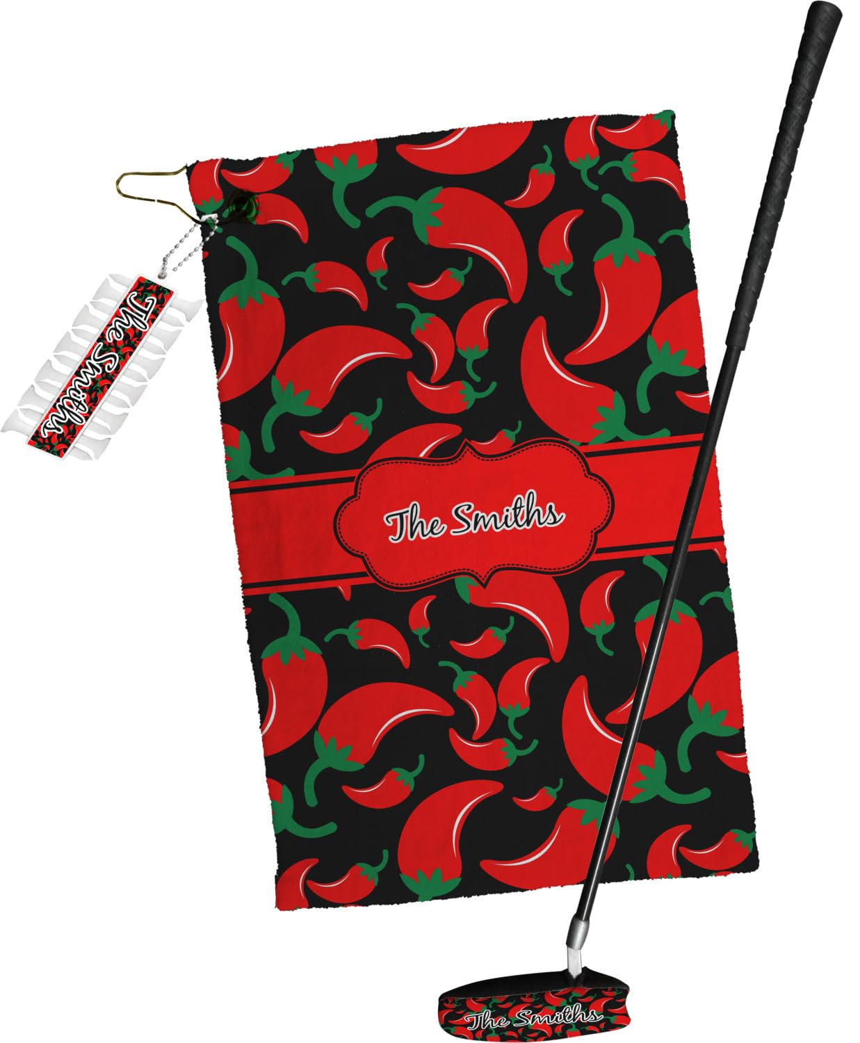 Personalized Chili Peppers Blade Putter Cover