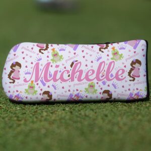 personalized princess print blade putter cover