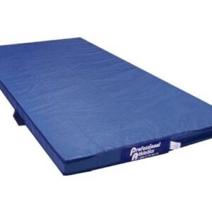 Team Sports Gymnastics 4" Skill Throw Landing Mats 4'x6', Blue Vinyl and 1.8 Density Poly-Foam