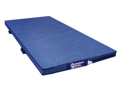 Team Sports Gymnastics 4" Skill Throw Landing Mats 4'x6', Blue Vinyl and 1.8 Density Poly-Foam