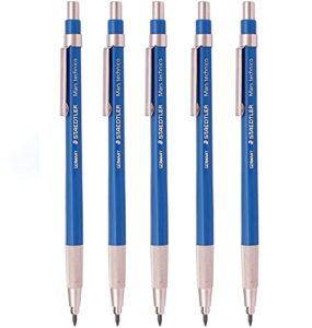 staedtler mars technico 780c mechanical lead holder,clutch pencil for draft drawing, art sketching sharpener (pack of 5)