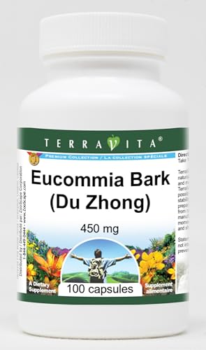 Eucommia Bark (Du Zhong) - 450 mg (100 Capsules, ZIN: 515099)