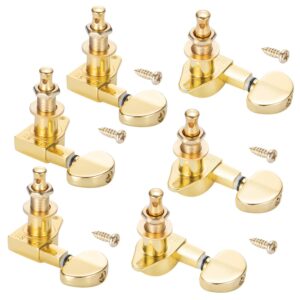 Gusnilo Guitar Tuner Pegs 1set 3l3r Grover-style Guitar Tuner Grover Tuners Head Gold