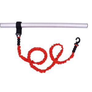 yyst 1 piece 36 inch deluxe red kayak paddle leash kayak rod leash tool lanyard fishing leash sup paddle leash sup leash