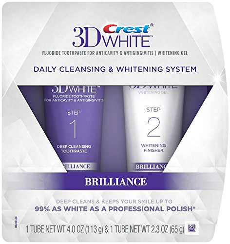 Crest Brilliance Daily Cleasning Toothpaste And Whitening Gel System - 4 Oz