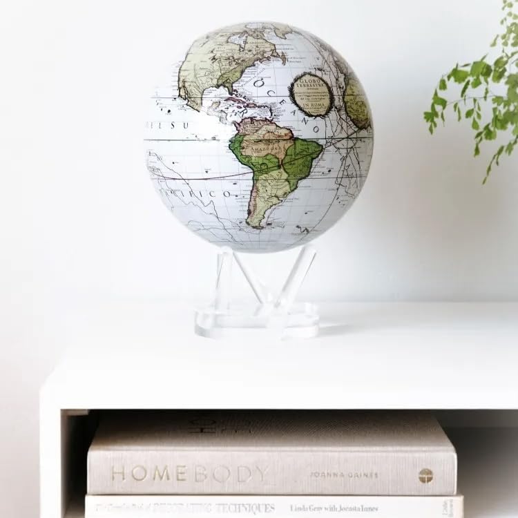 MOVA Globe Antique Terrestrial White 6"