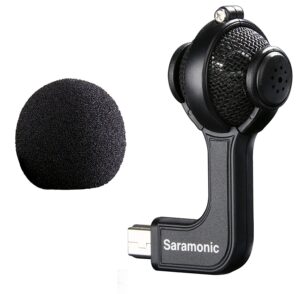 saramonic g-mic microphone for gopro cameras hero4, hero3+, hero3 (black)