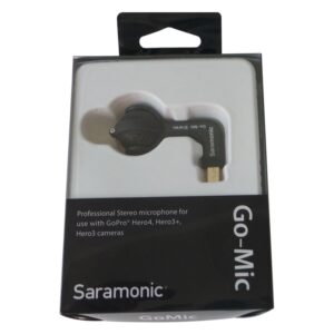 Saramonic G-Mic Microphone for GoPro Cameras Hero4, Hero3+, Hero3 (Black)