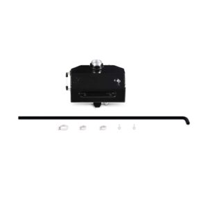 mishimoto mmrt-mus-15ebk expansion tank compatible with ford mustang ecoboost v6 v8 2015-2018 black