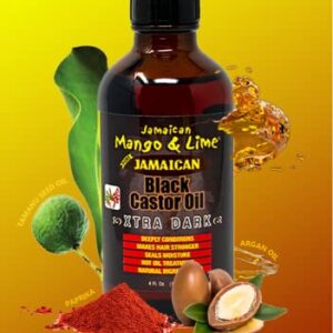 Jamaican Mango & Lime Black Castor Oil Xtra Dark 4 oz