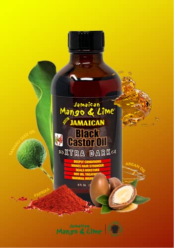 Jamaican Mango & Lime Black Castor Oil Xtra Dark 4 oz