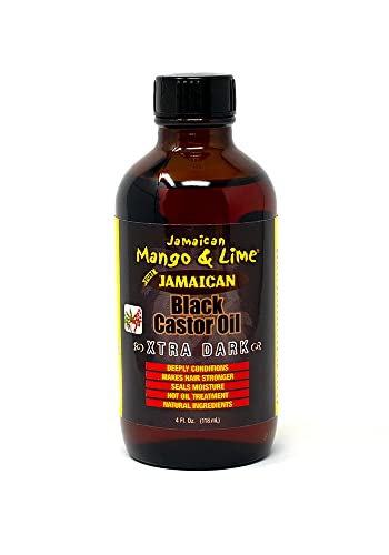 Jamaican Mango & Lime Black Castor Oil Xtra Dark 4 oz