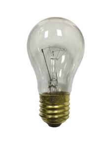 sival a15 15 watts clear outdoor light bulbs, 25-pack, recommended for commercial string lights