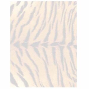 faded tiger print letter paper - wildlife animal theme design - gift - business - office - party - school supplies