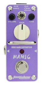 tomsline amc-3 manic, high gain distortion pedal