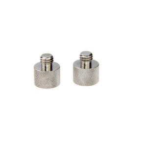 camvate 2 pieces 3/8"-16 male to 5/8"-27 female thread adapter for microphone mounts and stands - 1359