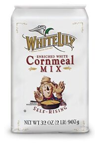 white lily enriched white self-rising cornmeal mix bag, 5 lb