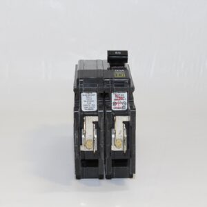 SCHNEIDER ELECTRIC Miniature Circuit Breaker 120/240-Volt 60-Amp QOUQ260RP Load Center HOM Cover